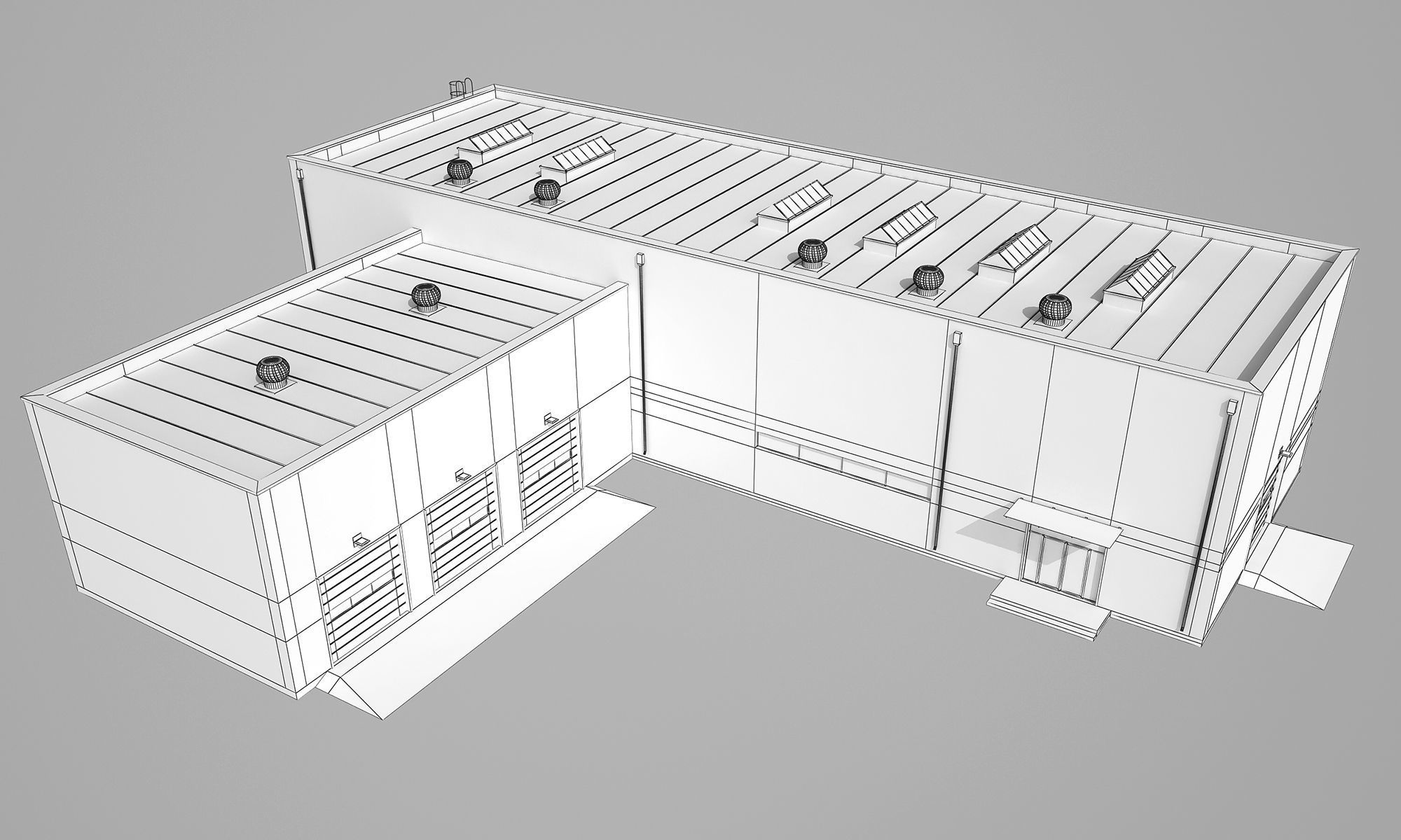 Logistics Center Collection 3D model | CGTrader