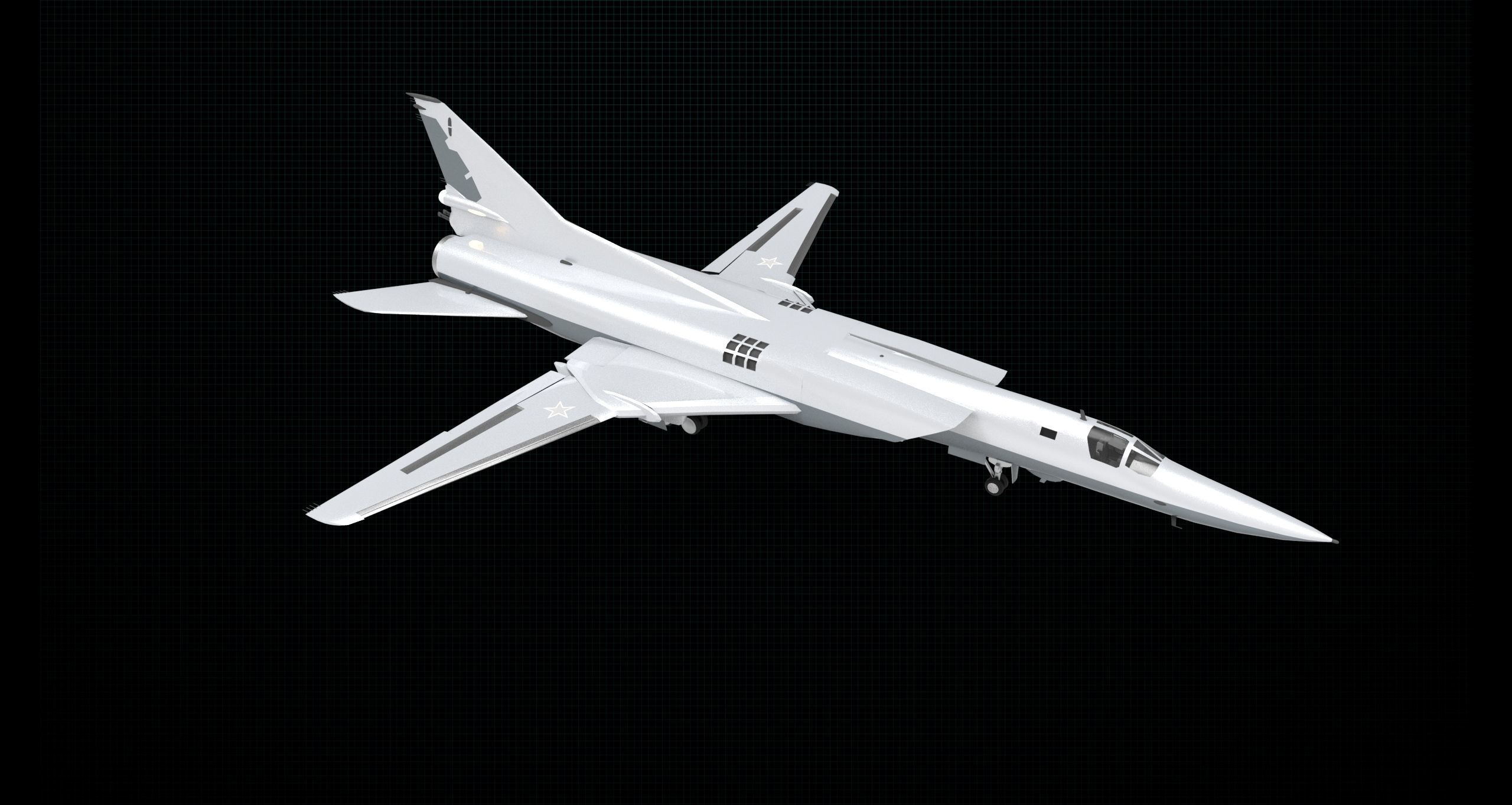 Tupolev TU-22M 3D model | CGTrader
