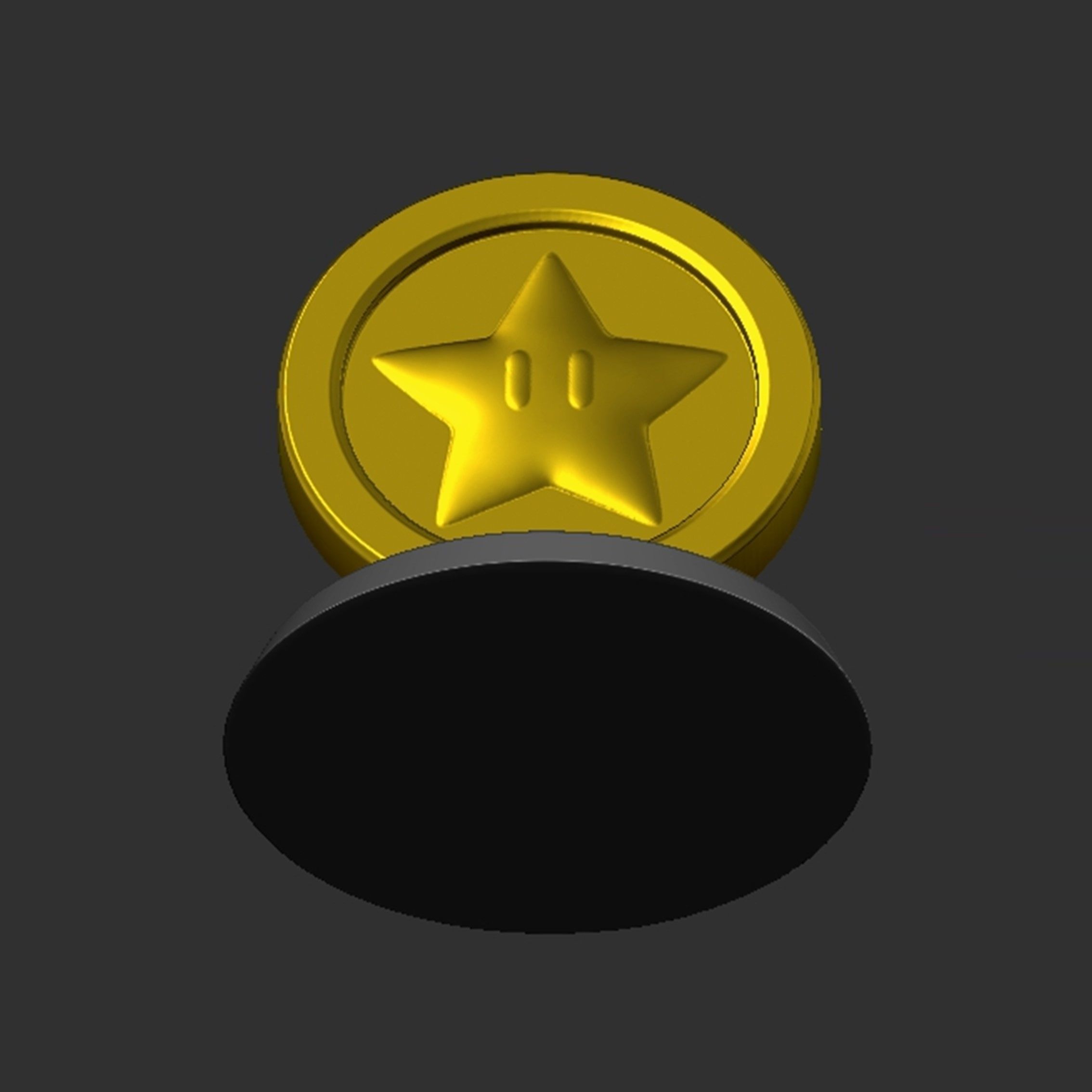 Mario Coin Star Based 3D model 3D printable | CGTrader