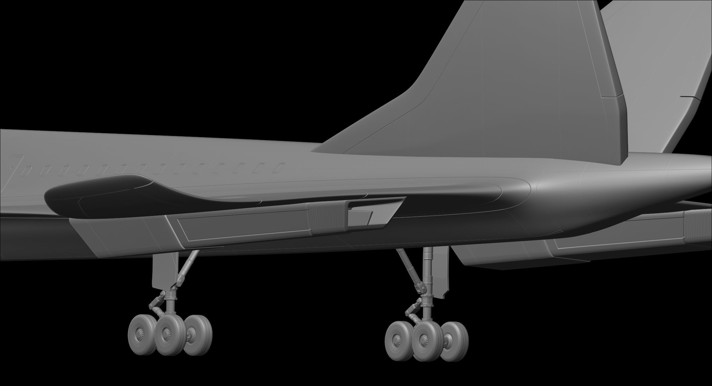 Concorde Prototype Aircraft Future File STL for 3D Printing 3D model 3D ...