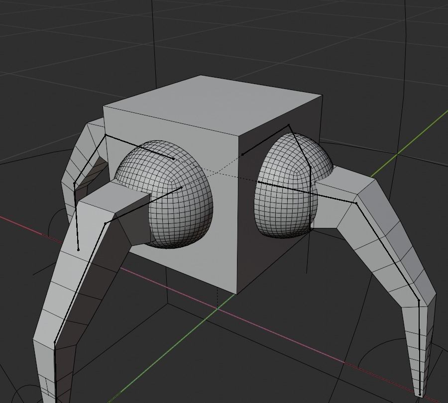 Tiny Low Poly four-legged Creature Character free VR / AR / low-poly 3D ...