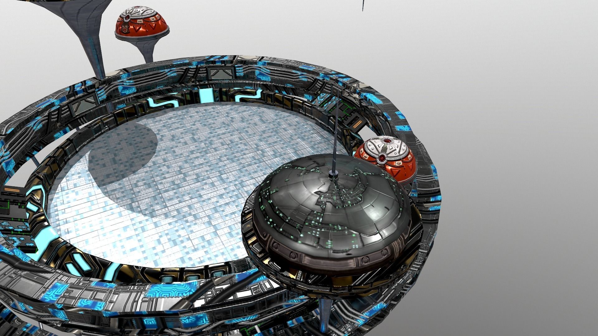 3D model Sci-Fi Platform VR / AR / low-poly | CGTrader