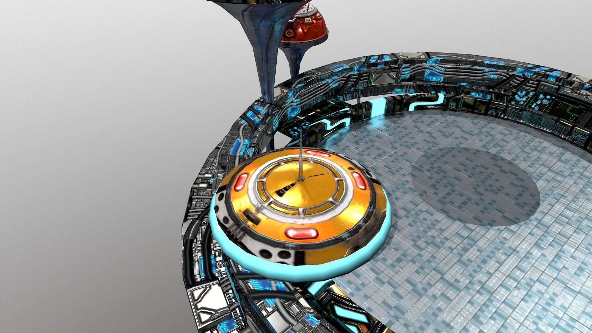 3D model Sci-Fi Platform VR / AR / low-poly | CGTrader