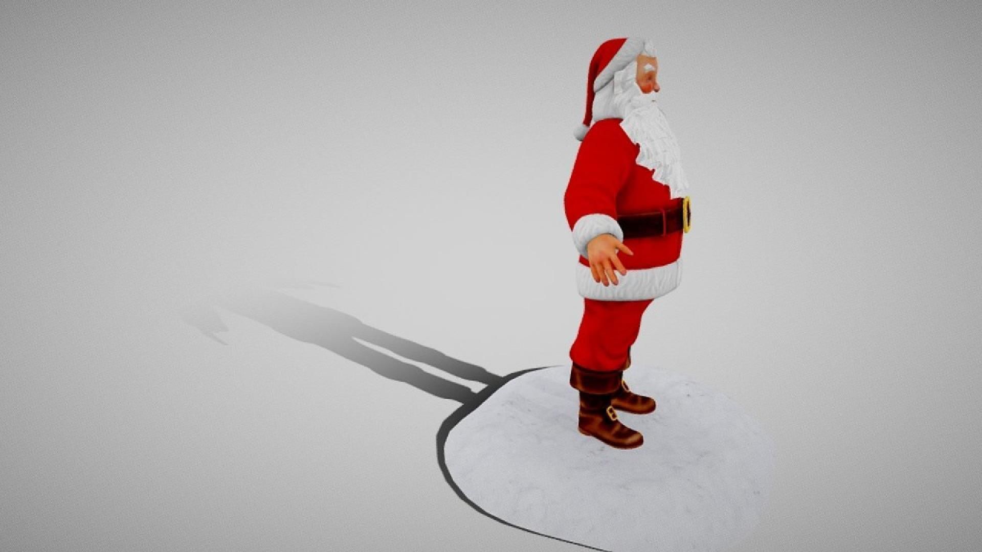 Santa Claus for Christmas 2022 free VR / AR / low-poly 3D model rigged ...