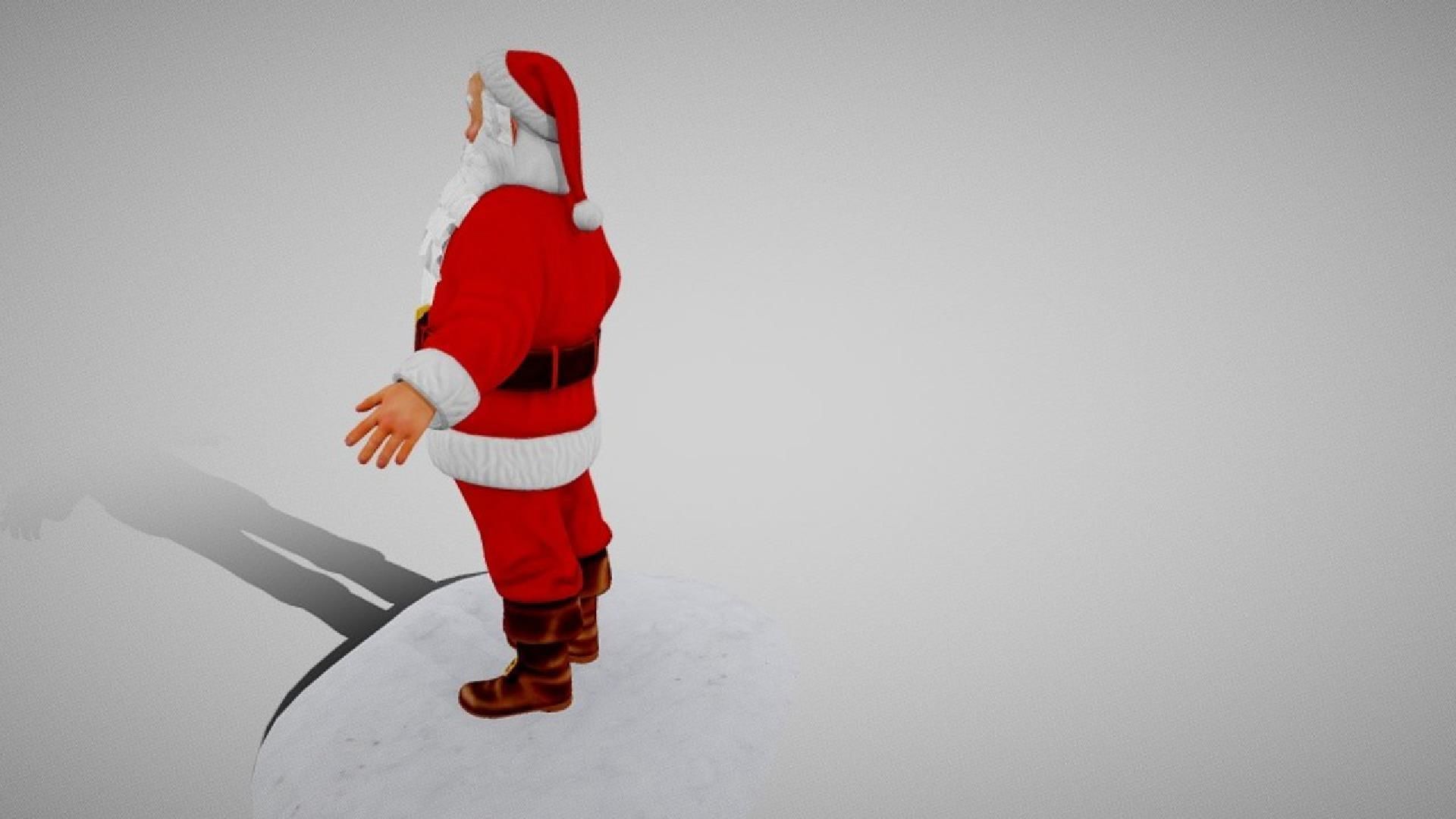 Santa Claus for Christmas 2022 free VR / AR / low-poly 3D model rigged ...