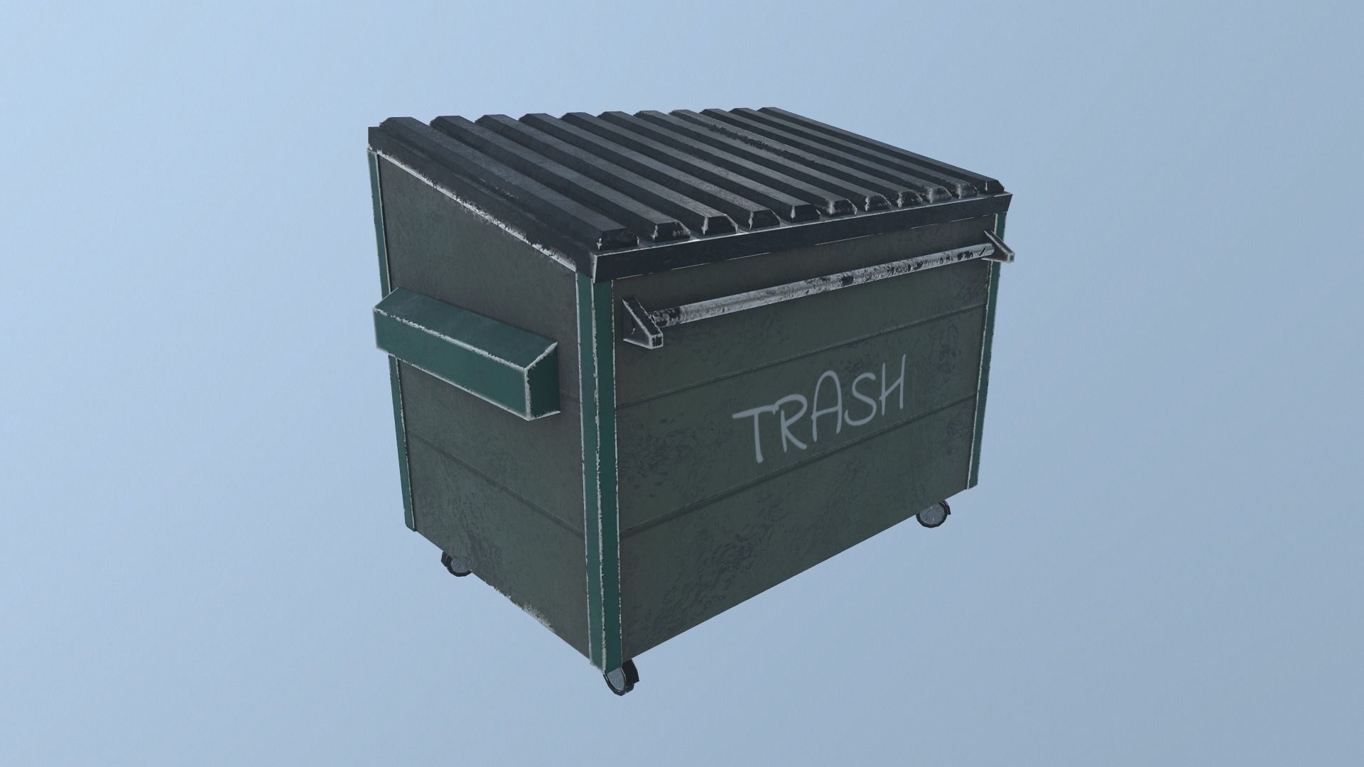 3D model Sci-Fi Garbage Dumpster VR / AR / low-poly | CGTrader