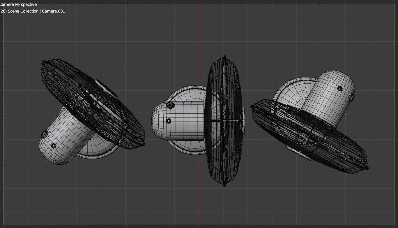 Desk fan pack 3D model | CGTrader