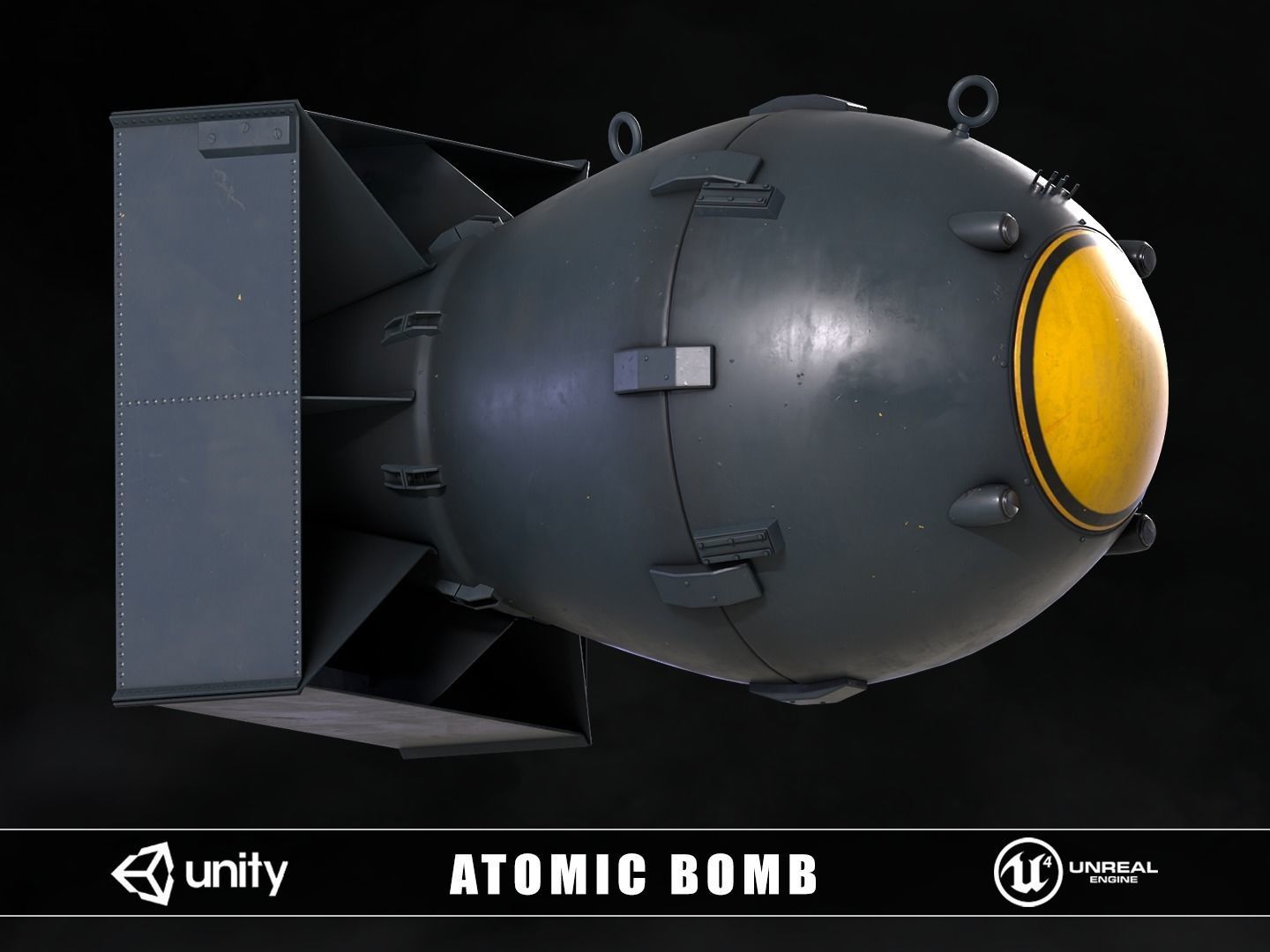 3D model Atomic Bomb VR / AR / low-poly | CGTrader