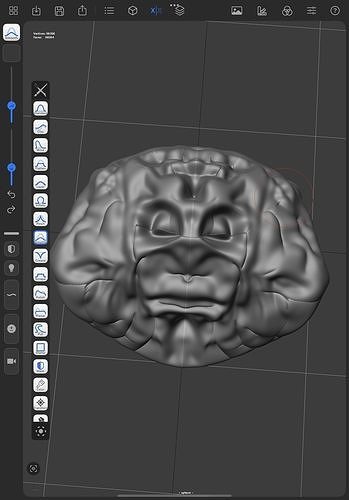 3D model Carved stone face VR / AR / low-poly | CGTrader