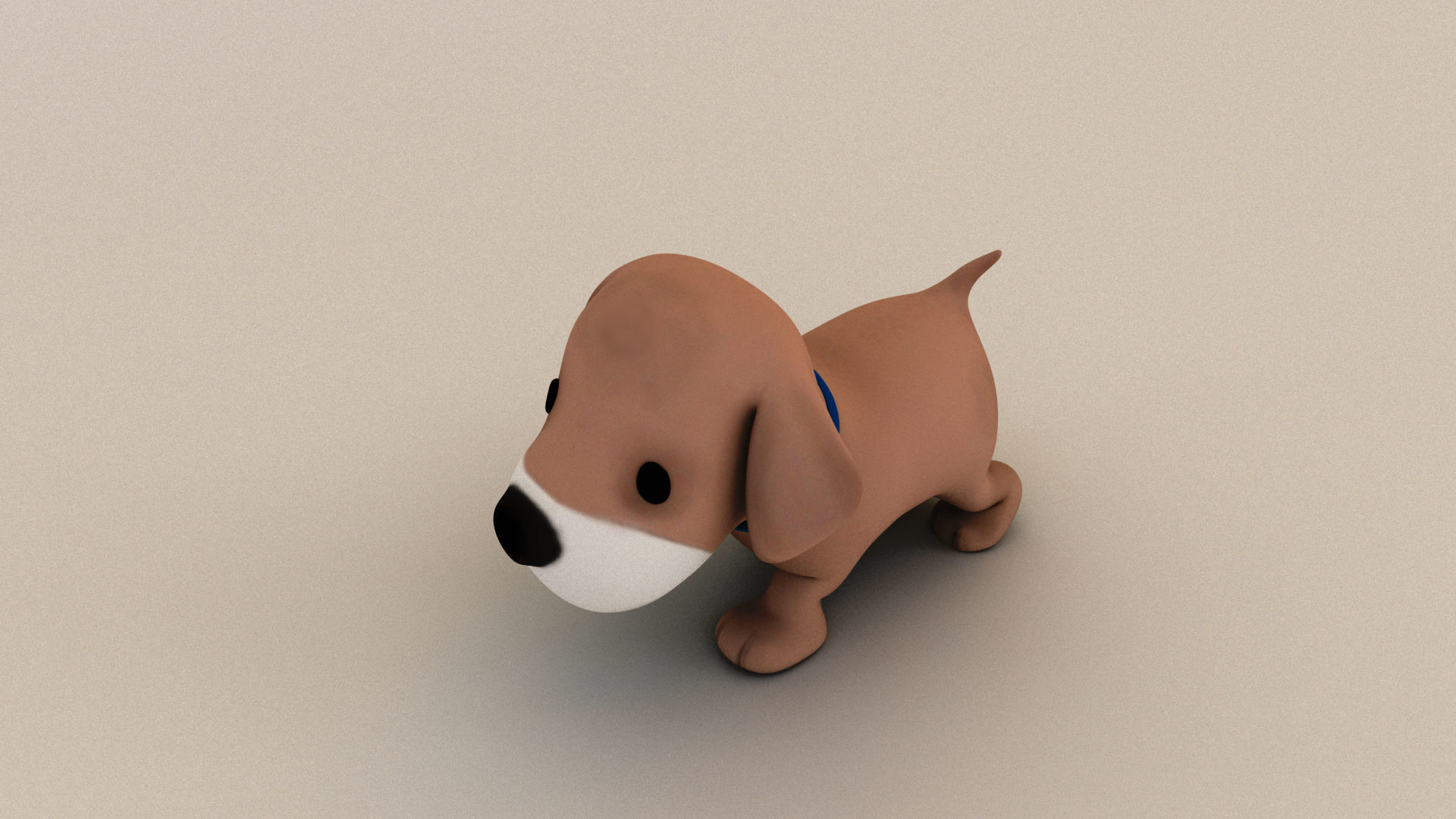 3D model cartoon dog rig and animate VR / AR / low-poly | CGTrader