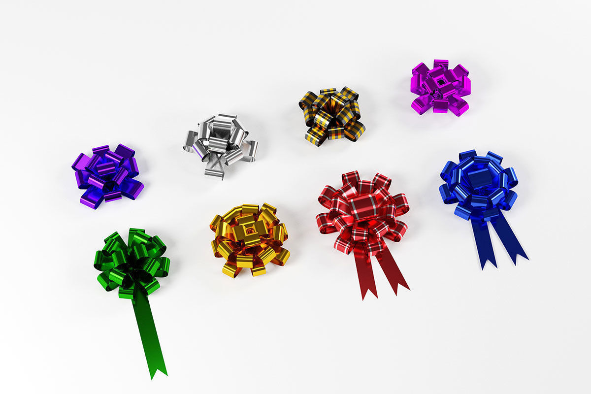Ribbons Collection 3D Models Set 3D model | CGTrader