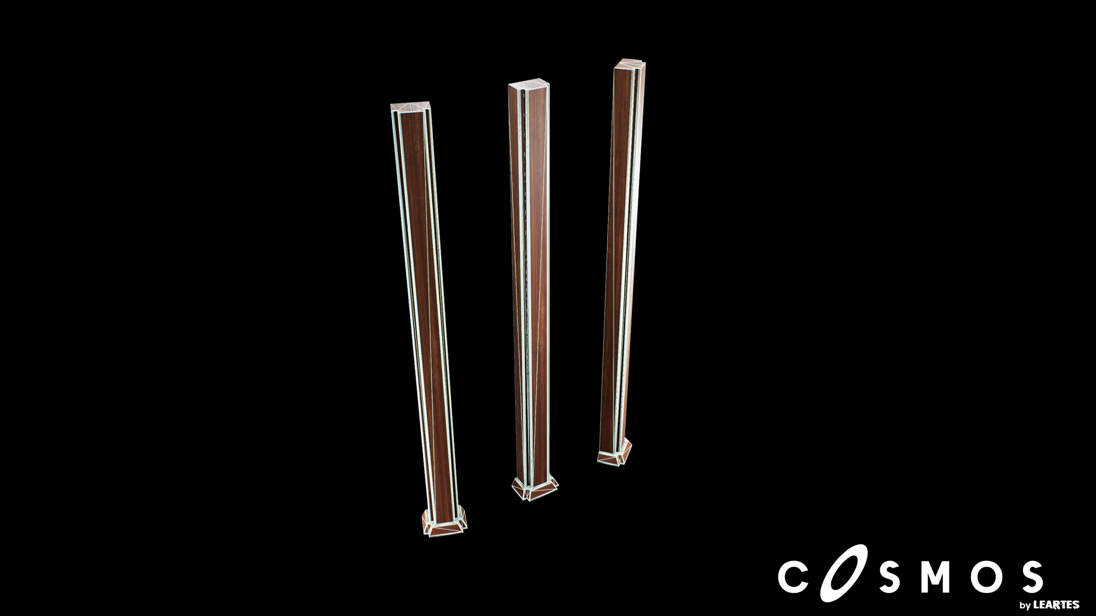 3D model Vintage Module Interior Pillar VR / AR / low-poly | CGTrader