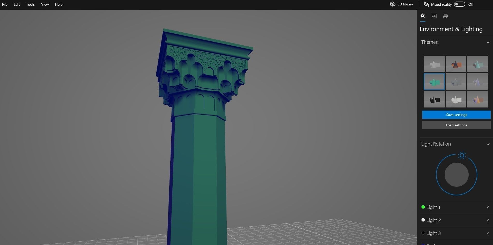 Muqarnas Column Head Moroccan moorish Arabic Style 3D model | CGTrader