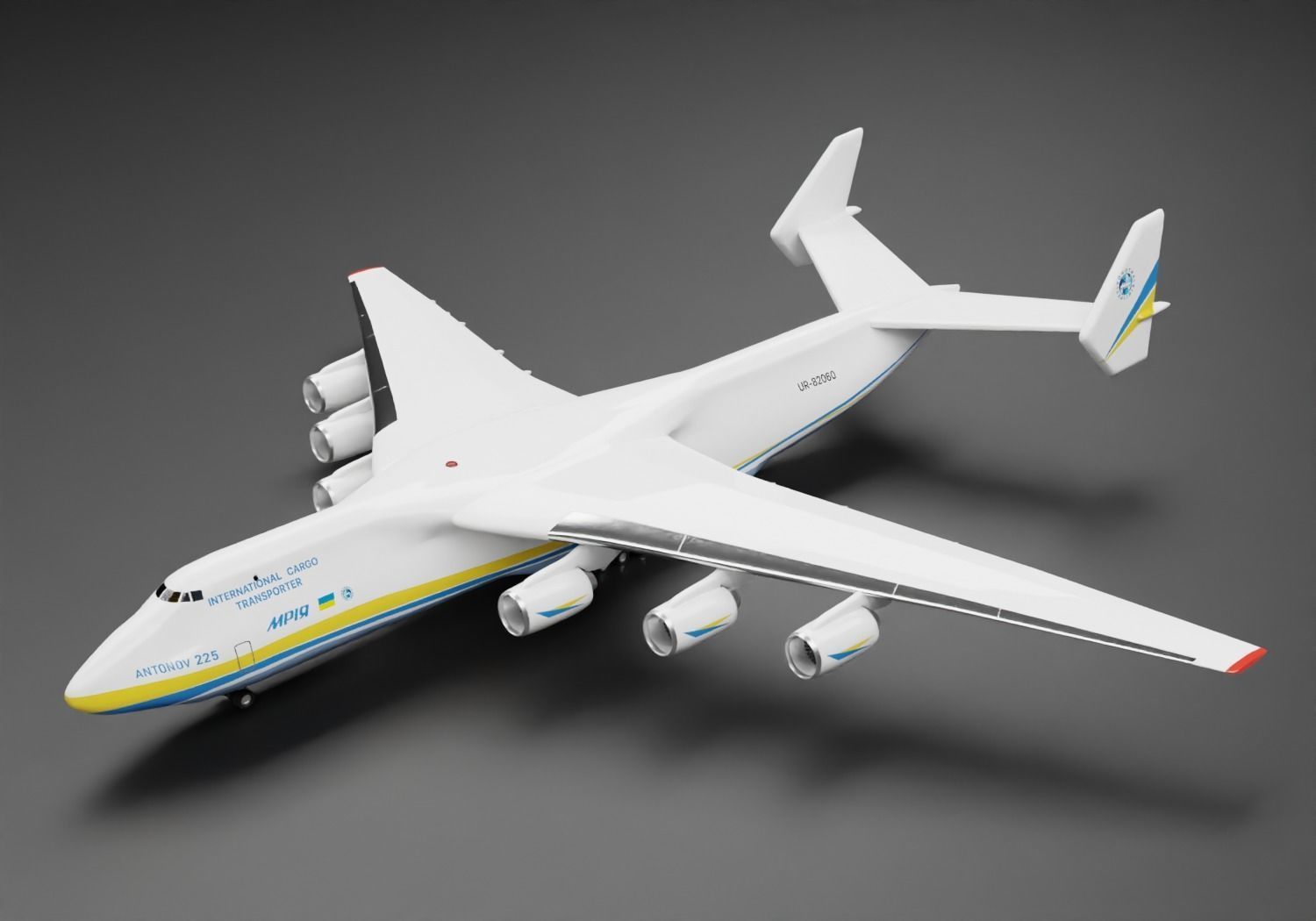 Antonov An 255 Mriya Home Livery 3D model | CGTrader
