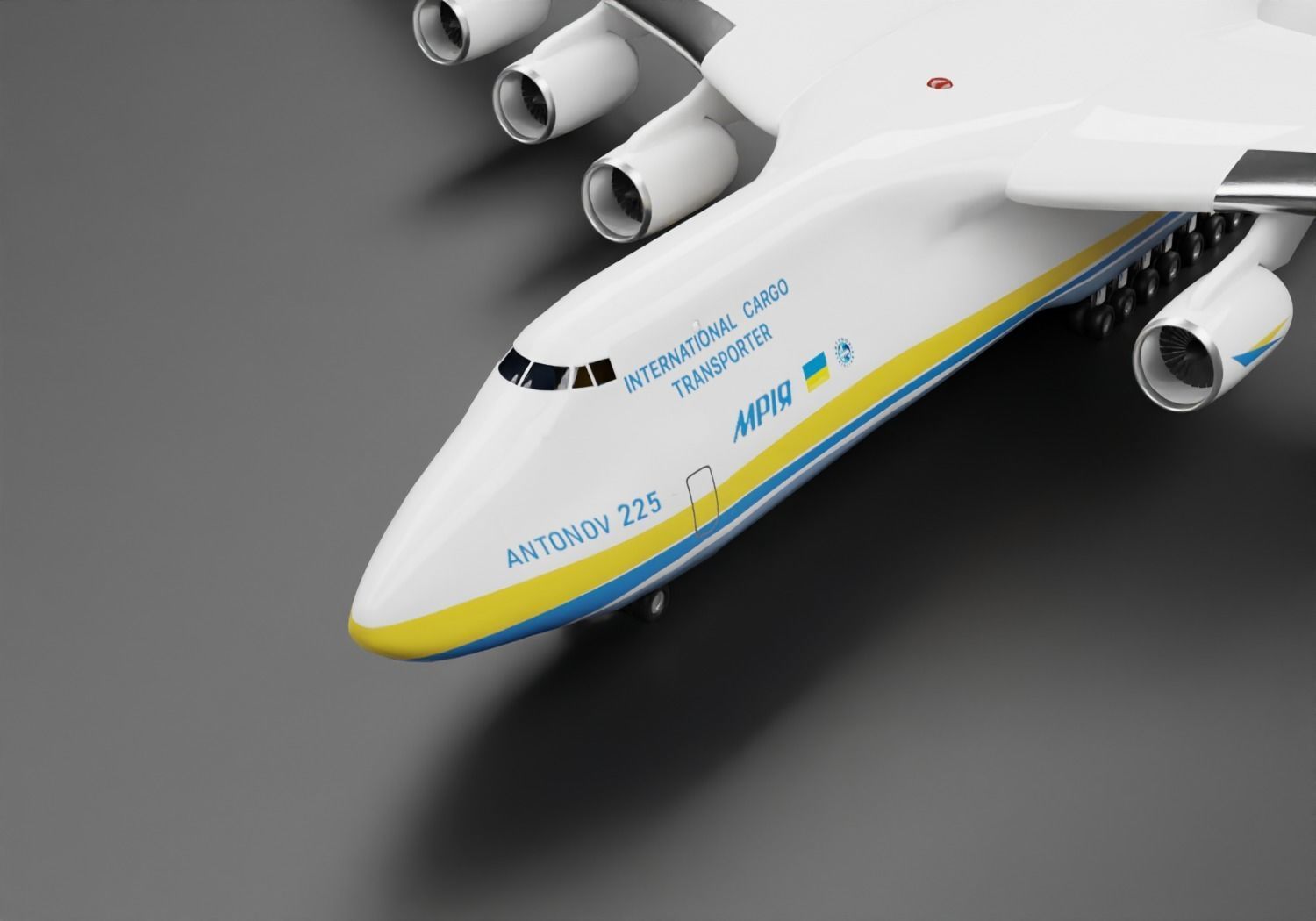 Antonov An 255 Mriya Home Livery 3D model | CGTrader