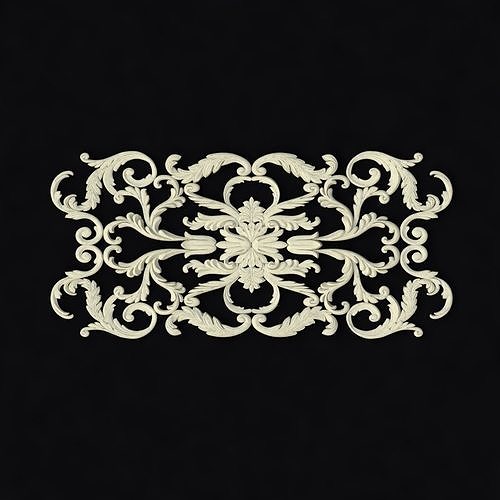 dekor ornate design 3D model | CGTrader