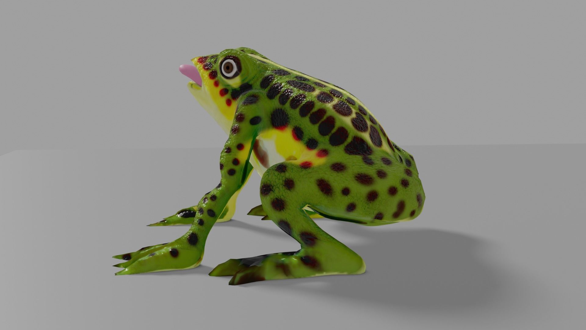 3D model frog lowpoly VR / AR / low-poly | CGTrader