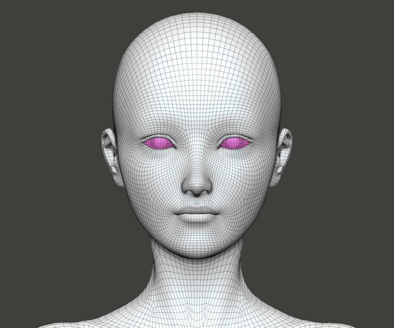 3D model Female 04 Base Mesh VR / AR / low-poly | CGTrader