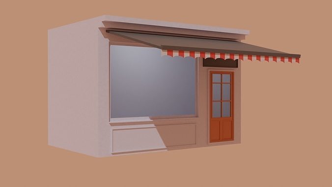 3D model Store VR / AR / low-poly | CGTrader