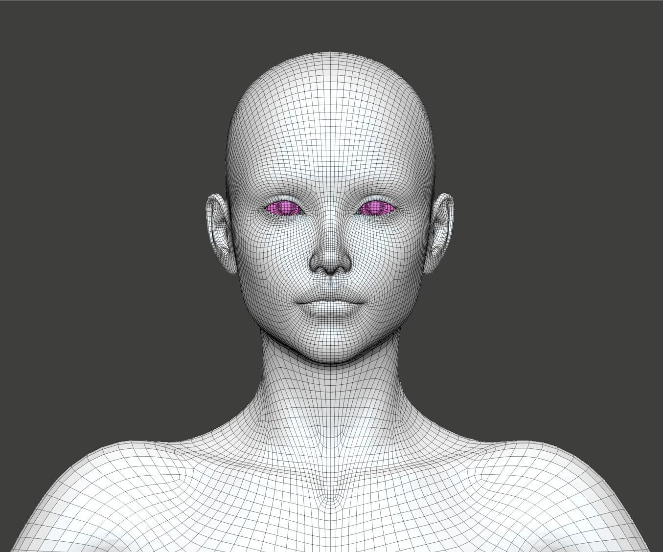 Female 05 Base Mesh 3D model | CGTrader