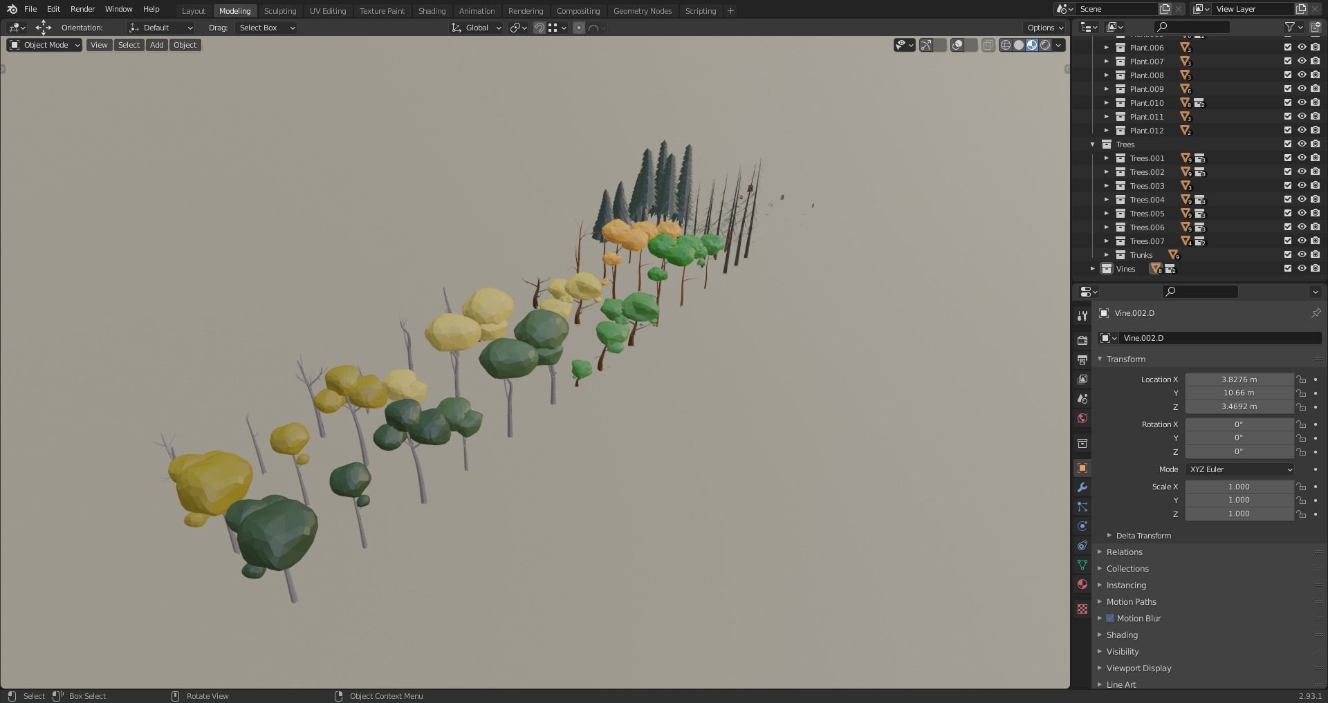 Low Poly Vegetation - 182 Object - PBR and No PBR - Unreal free VR / AR ...