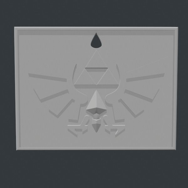 Zelda Keychain 3D model 3D printable | CGTrader