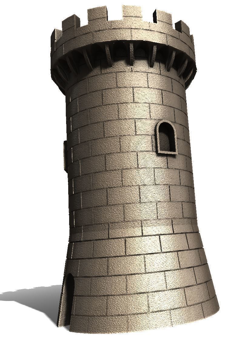 Awesome Castle Tower Miniature perfect for Resin or FDM printing 3D ...