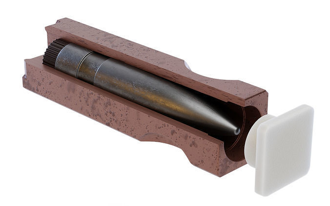 47 33 DM11 Caseless Bullet 3D model | CGTrader