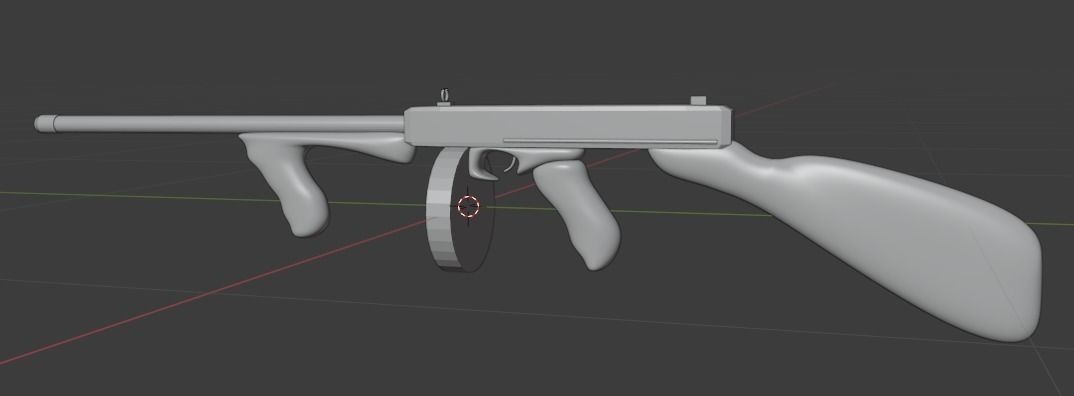 tommy gun model free 3D model | CGTrader