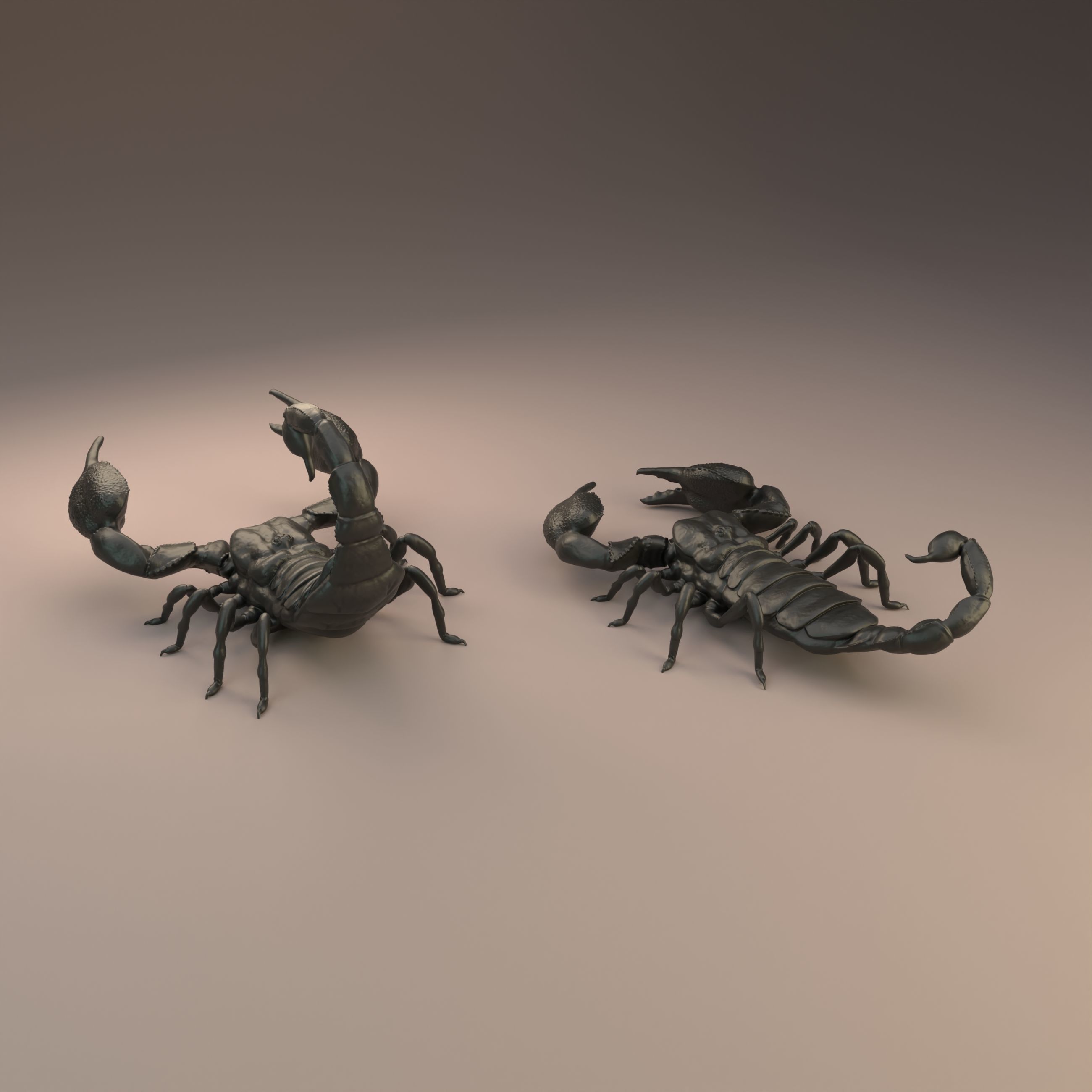 Emperor scorpion for 3D printing - pre supported 3D model 3D printable ...