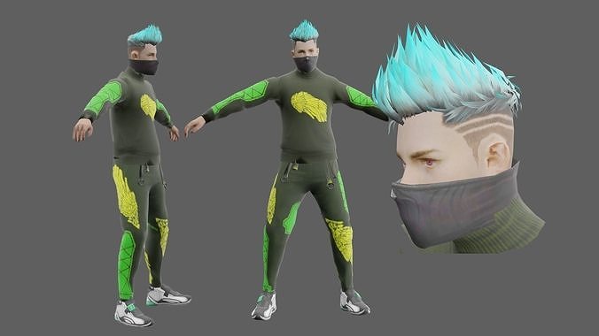 3D model Free Fire Model VR / AR / low-poly | CGTrader