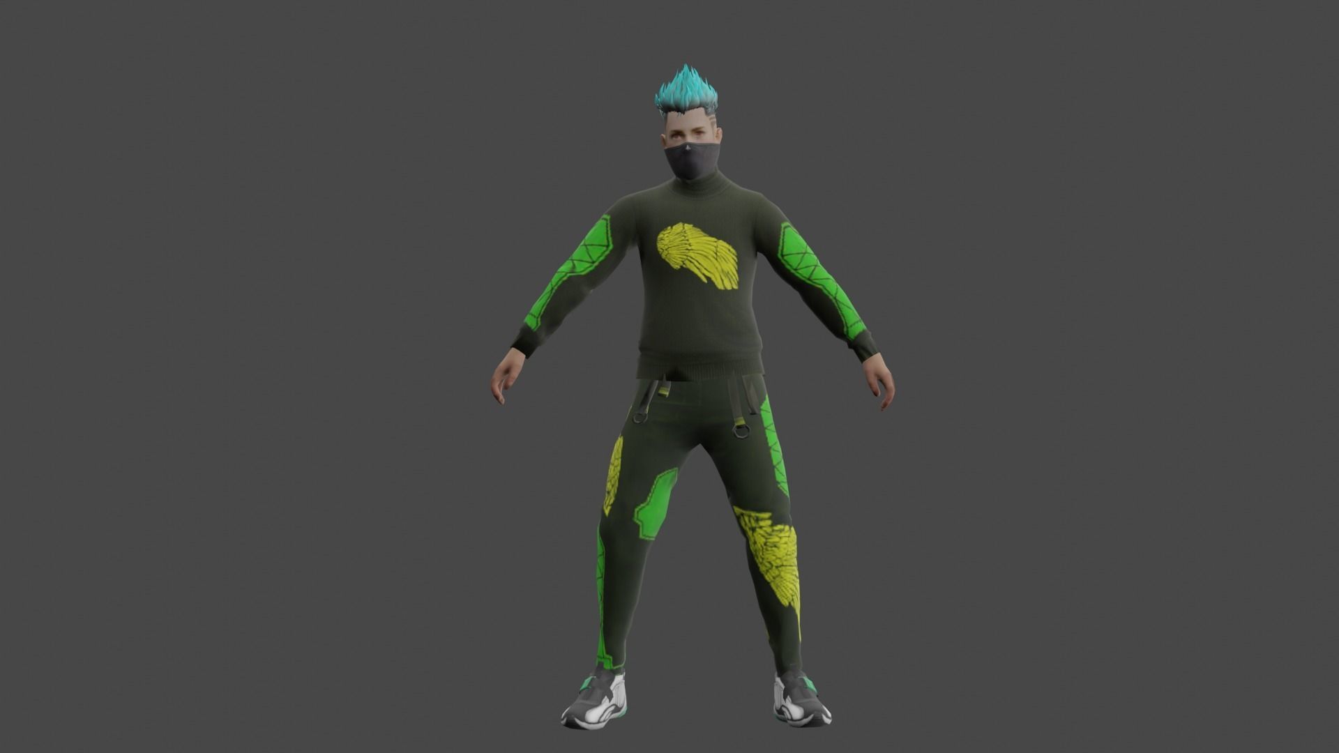 3D model Free Fire Model VR / AR / low-poly | CGTrader