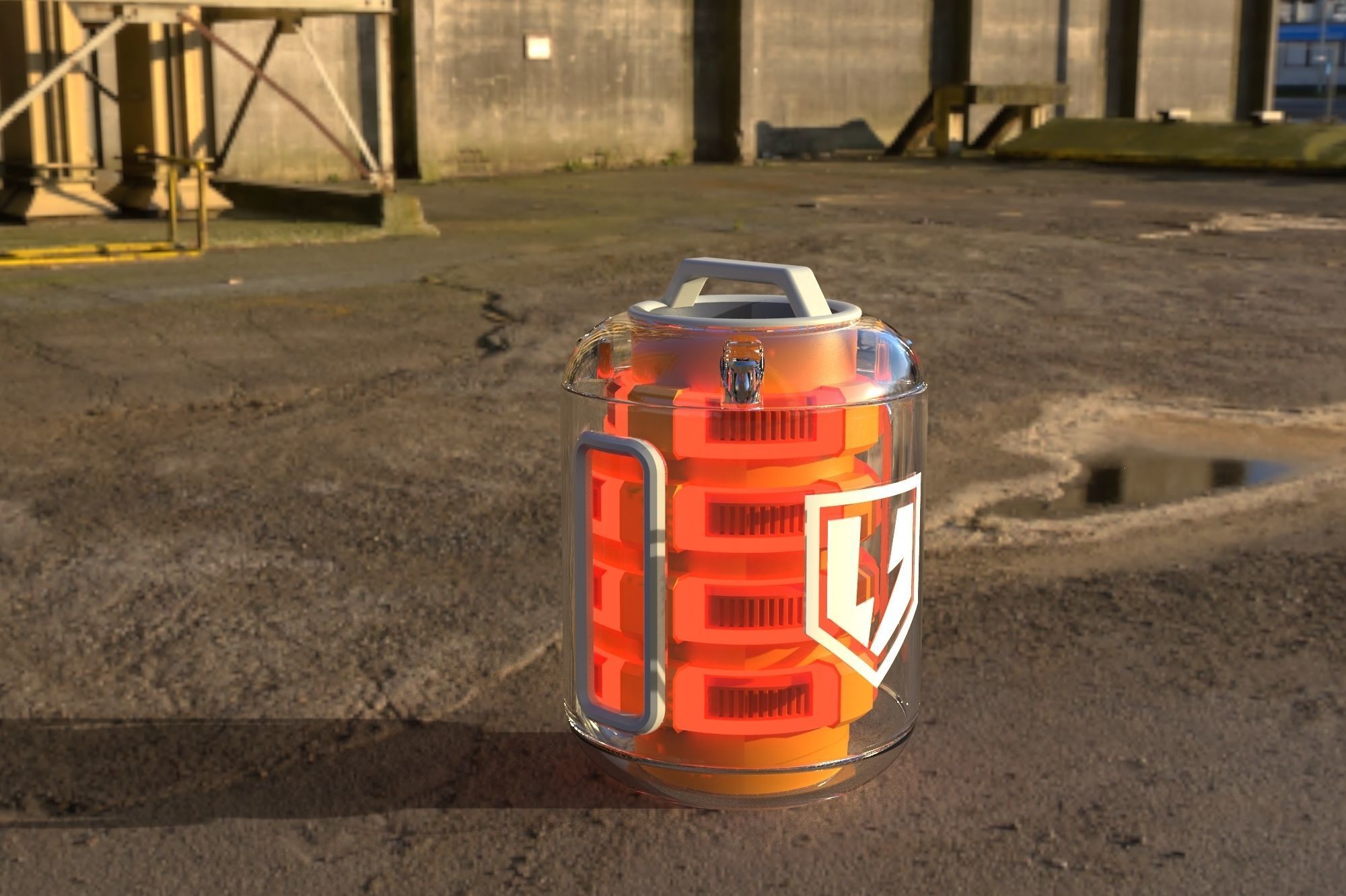 Apex shield cell 3D model | CGTrader