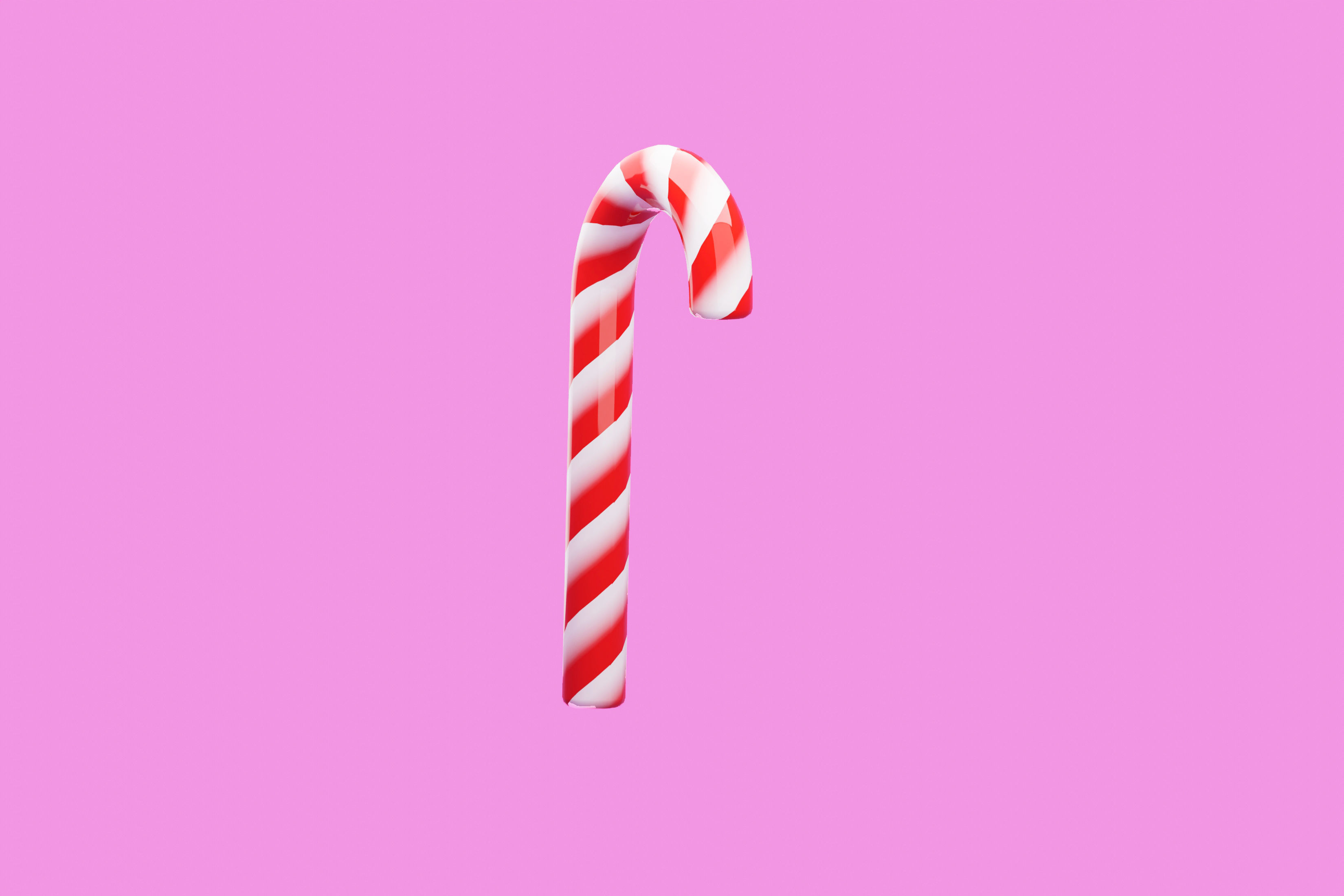 3D model Candy cane Christmas sweet VR / AR / low-poly | CGTrader