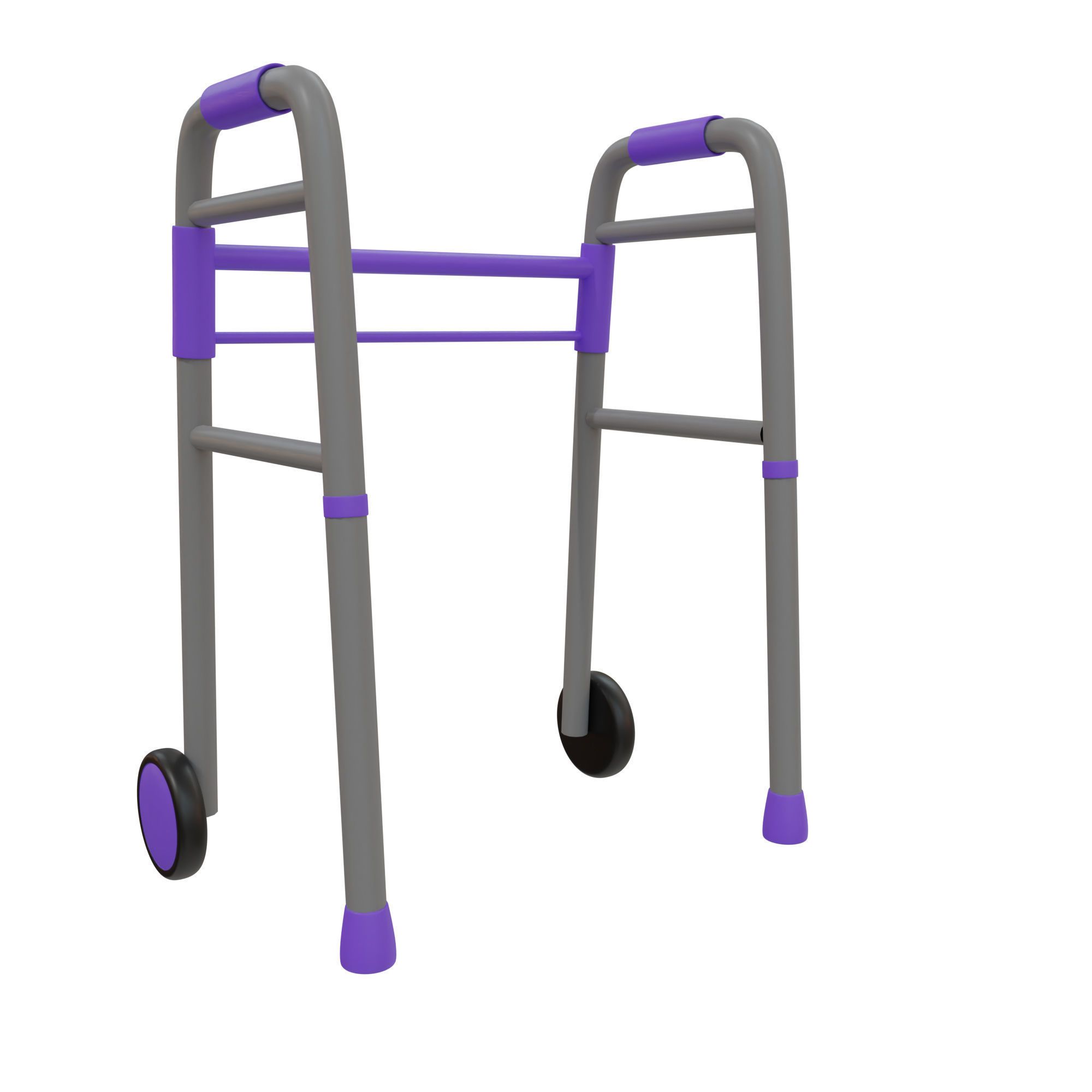 Walker - cartoon style 3D model | CGTrader