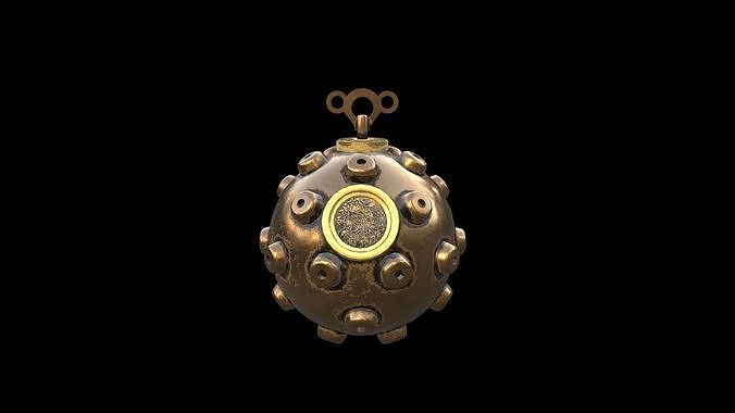 3D model Steampunk Bomb VR / AR / low-poly | CGTrader