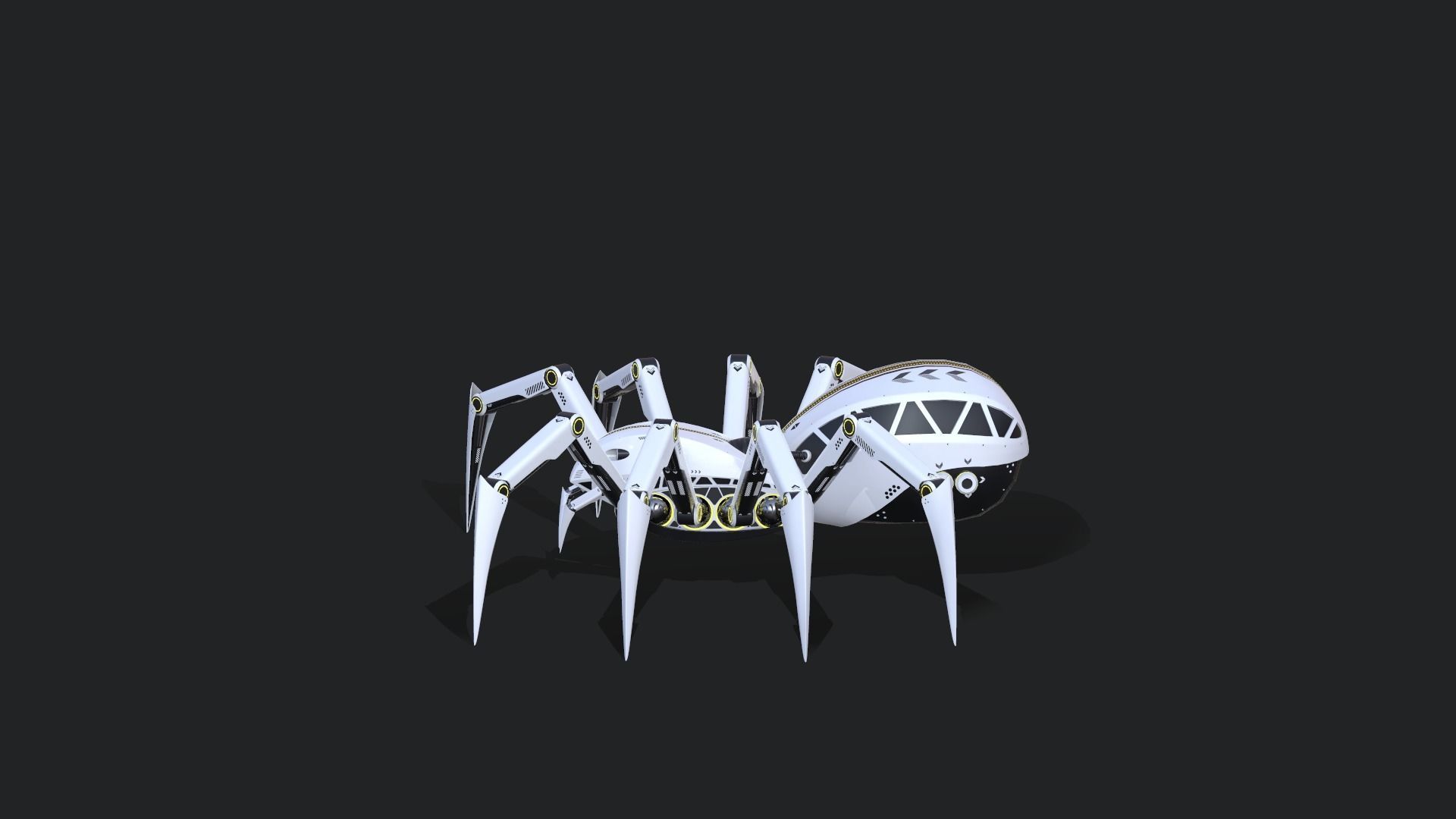 3D model Spider Robot VR / AR / low-poly rigged animated | CGTrader