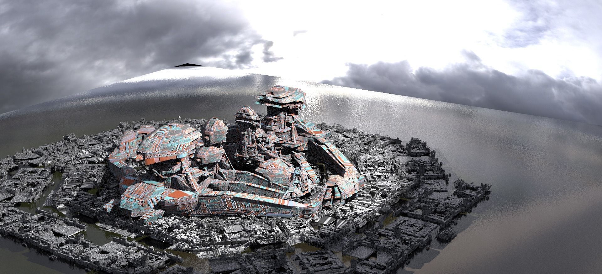 Science base 3D model | CGTrader