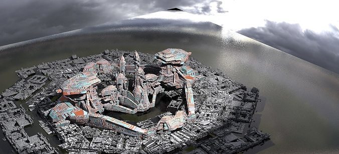 Science base 2 3D model | CGTrader