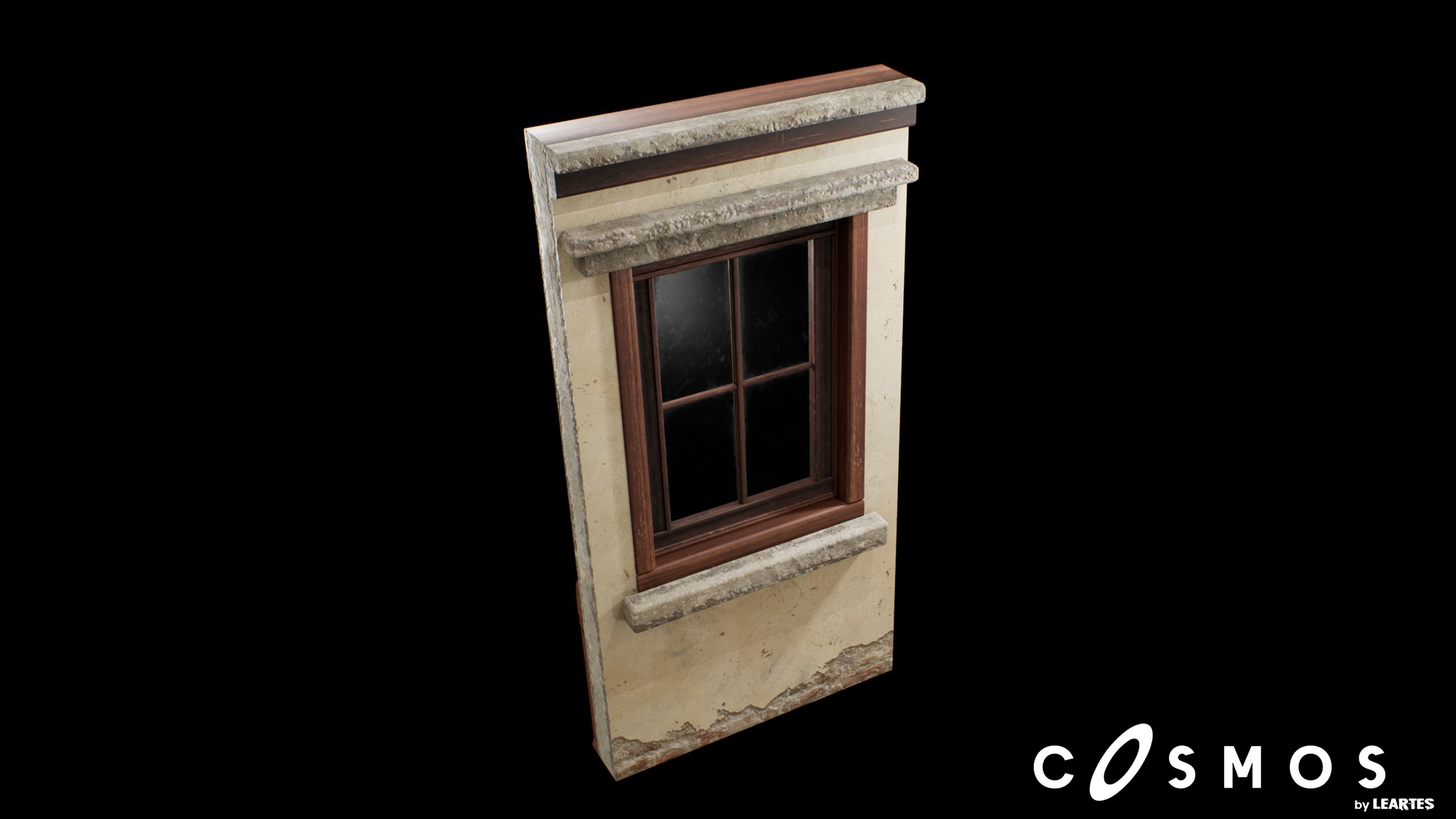 3D model Vintage Module Window VR / AR / low-poly | CGTrader