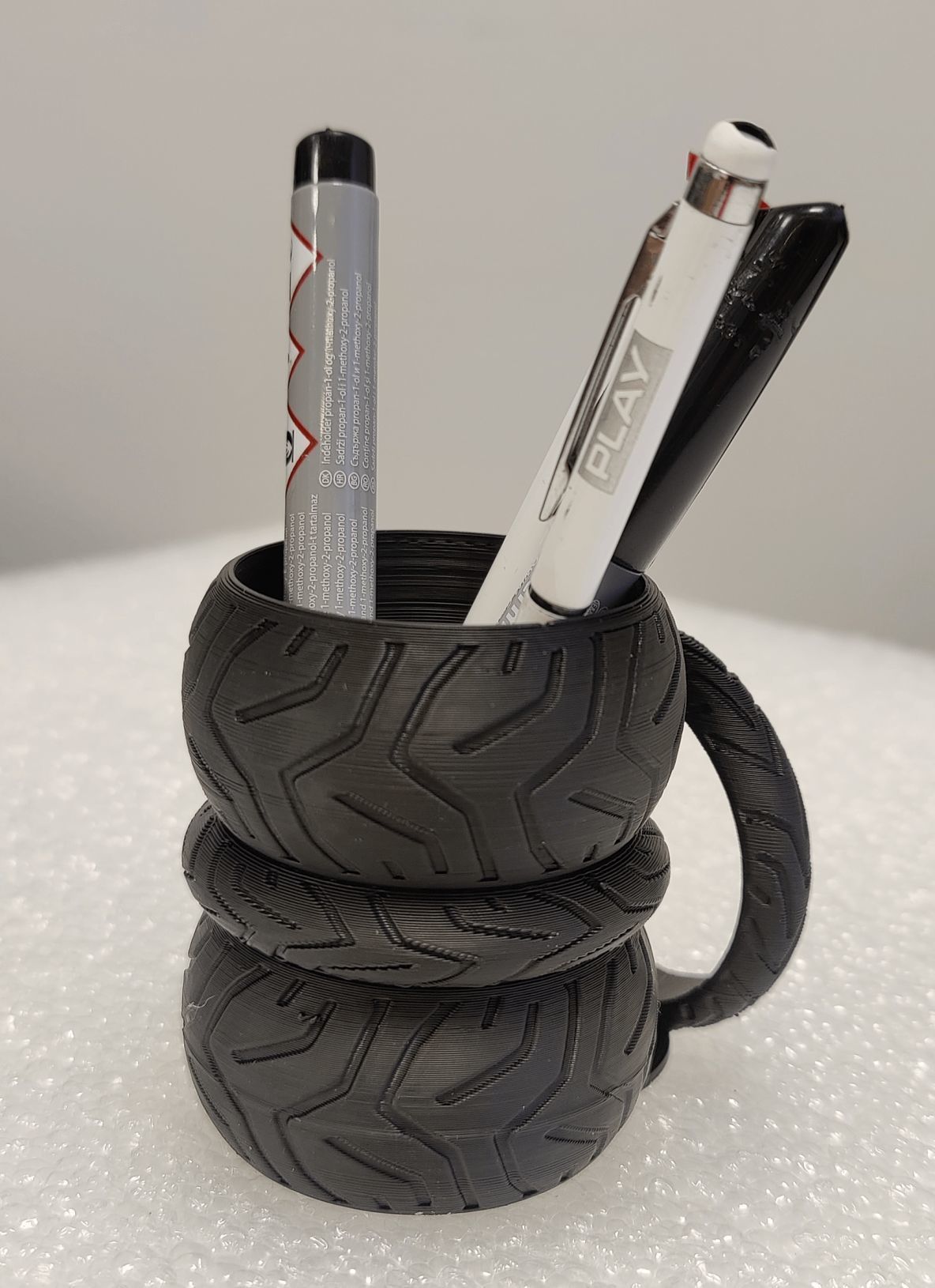 Tire stack penholder motorcycle Tire 3D model 3D printable | CGTrader
