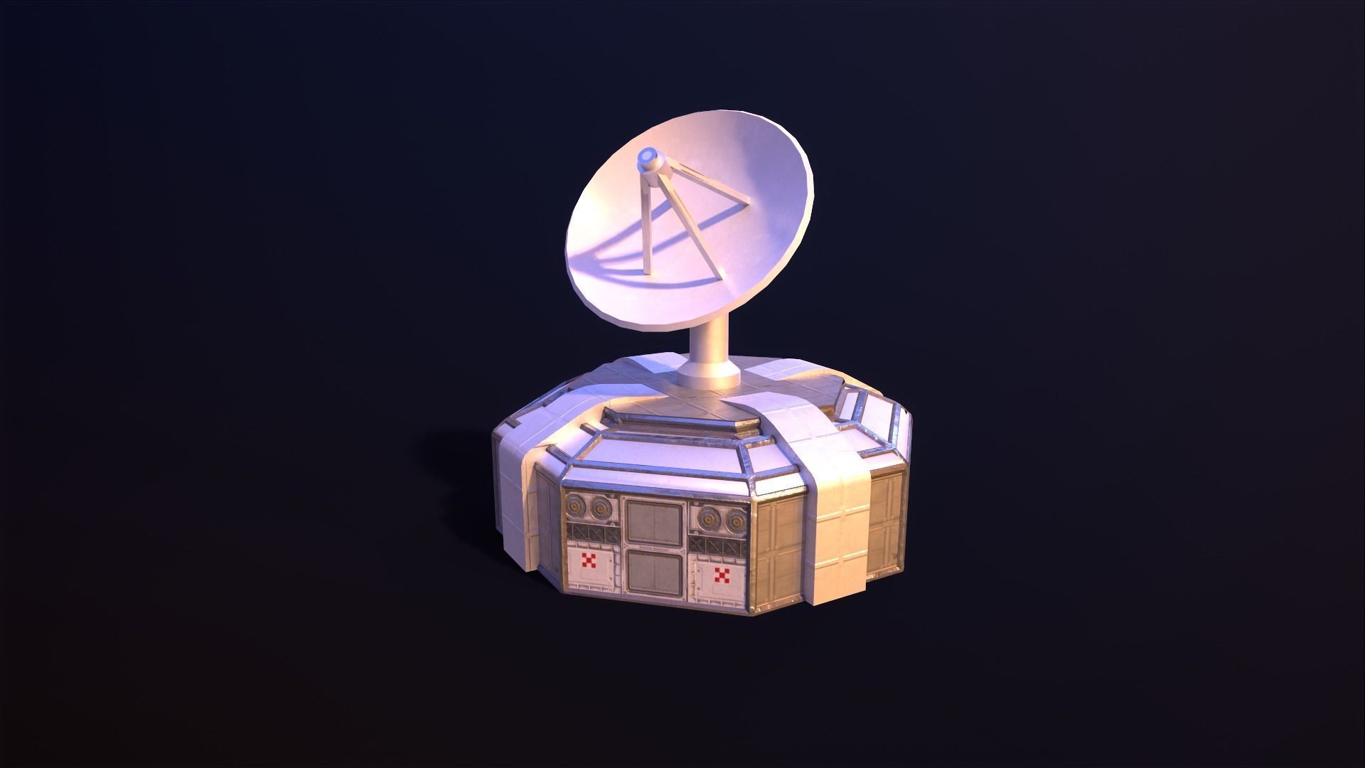 3D model Lunar Base VR / AR / low-poly | CGTrader