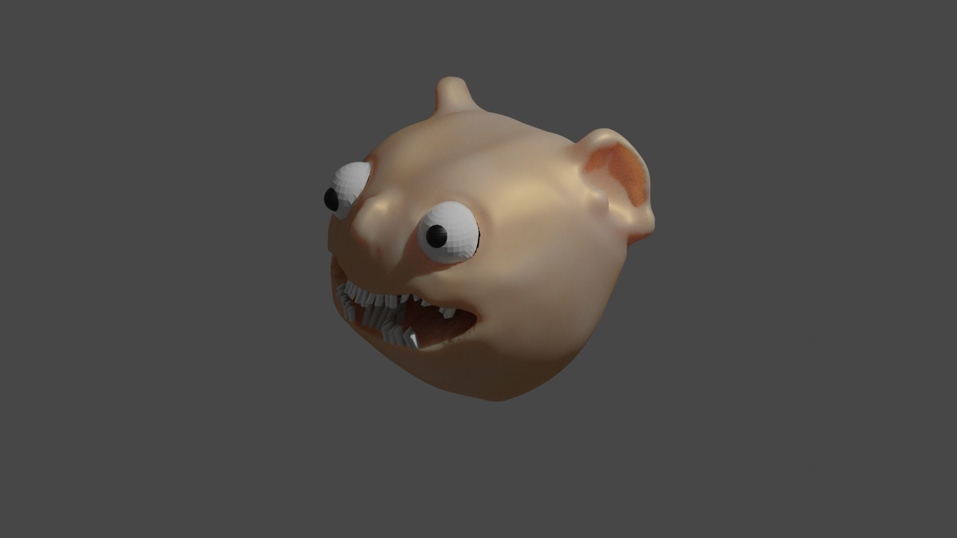 Creepy Head 3D model | CGTrader