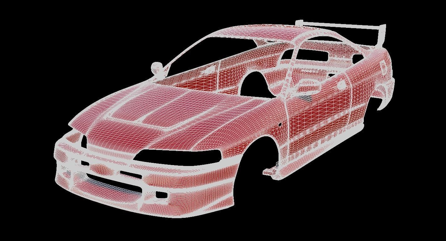 3D model Mugen Zenki Integra Type R DC2 VR / AR / low-poly | CGTrader