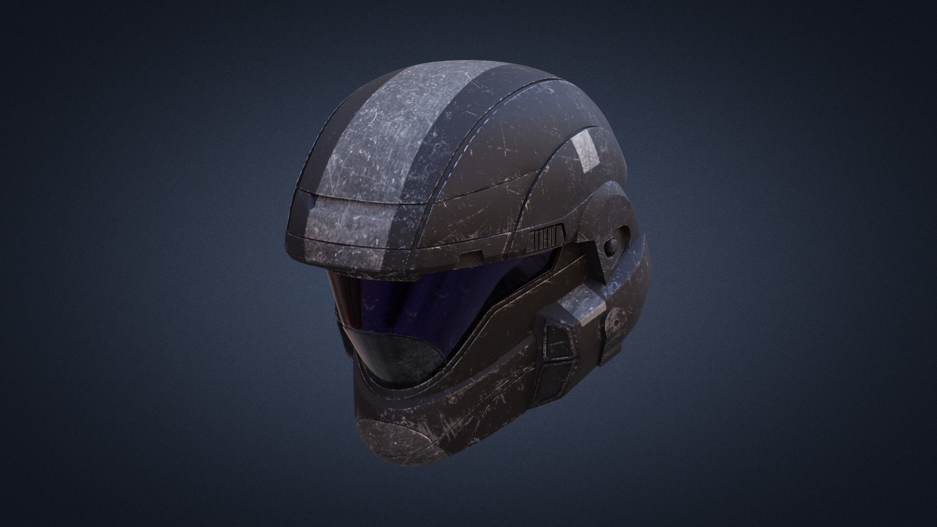 3D model halo ODST helmet game-ready VR / AR / low-poly | CGTrader