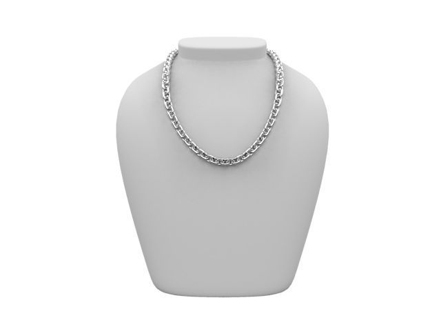 Jewelry Chain Model Worn On A Mannequin 3D model | CGTrader