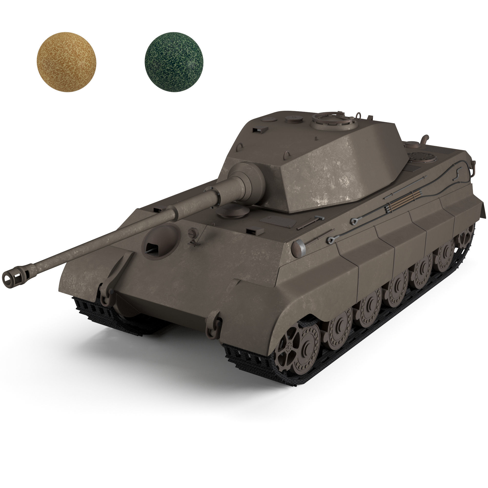 Tiger II 3D model | CGTrader