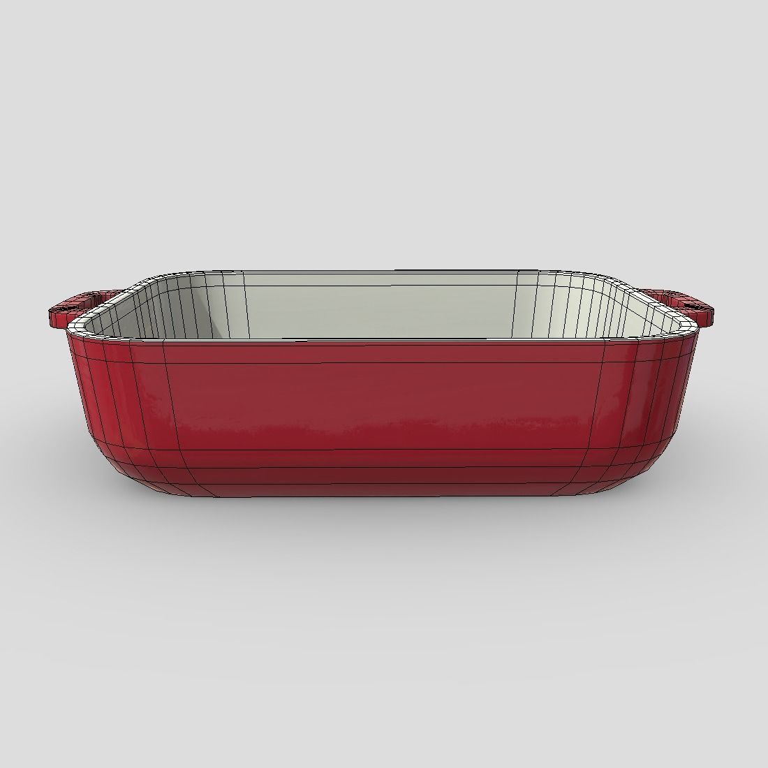 3D model Baking Dish 4 VR / AR / low-poly | CGTrader