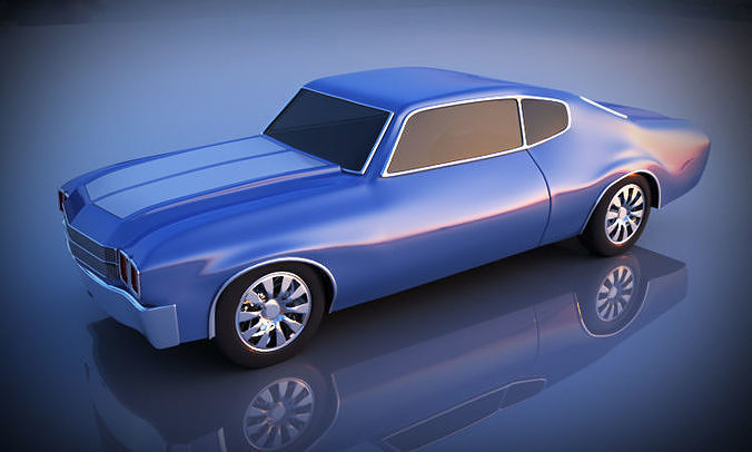 3D model Chevy Chevelle Car VR / AR / low-poly | CGTrader