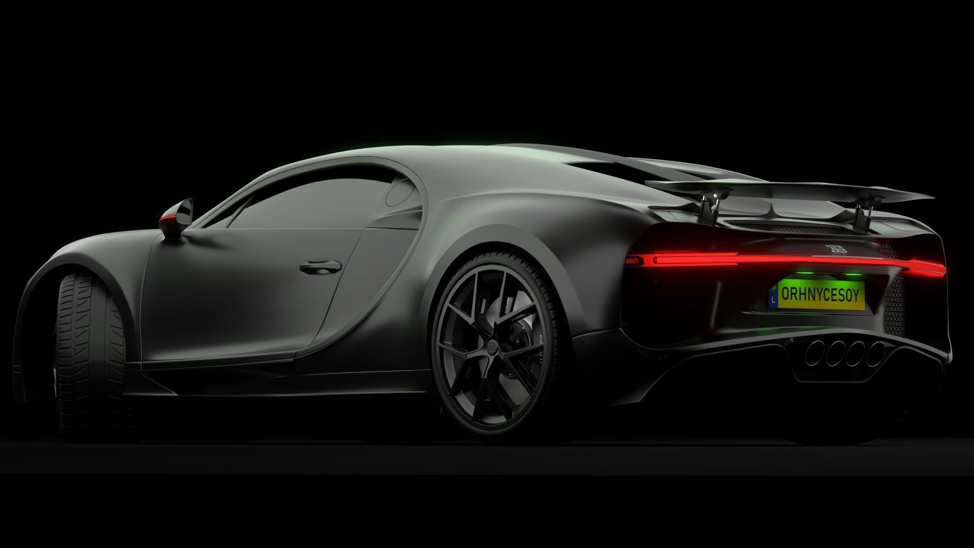 Bugatti Chiron Sport 2021 Matte 3D model animated | CGTrader